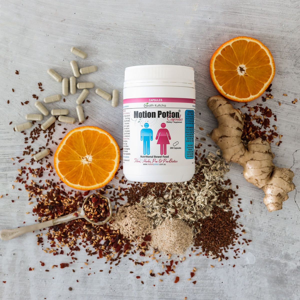 Buy Motion Potion Capsules x 200 | Pooping Supplements